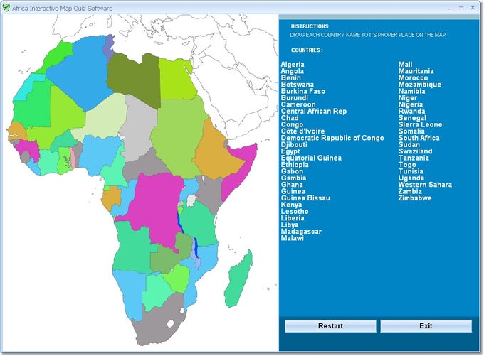 Quiz Map Of Africa World Map Quiz Taste2travel