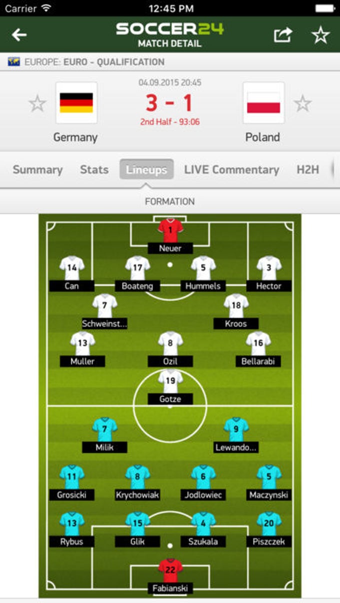 Soccer 24 soccer live scores for iOS Free download and software reviews CNET Download