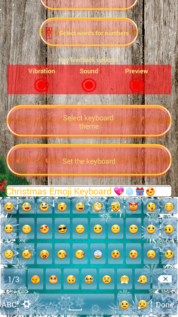 Christmas Emoji Keyboard