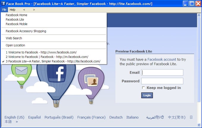 Facebook Login Welcome To Facebook Page Face