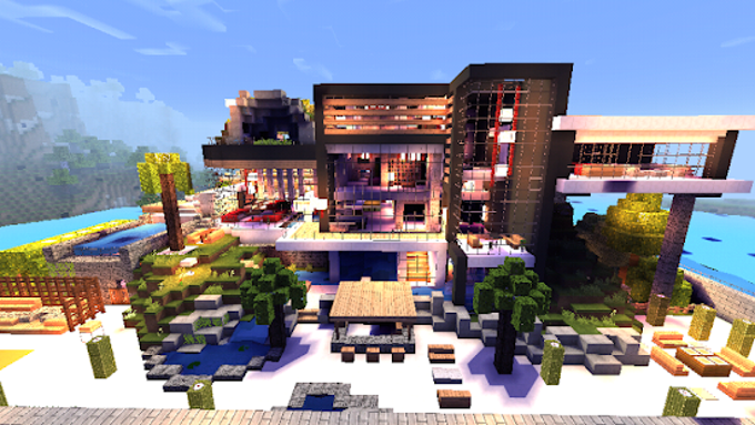Modern Mansion Minecraft Pe