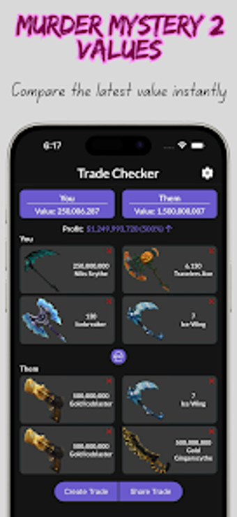 MM2 Values Murder Mystery 2 for Android - Free download and software ...