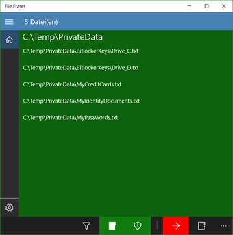 Windows 10 file eraser store
