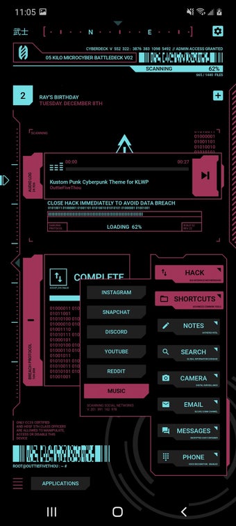 Cyberpunk Theme for KLWP for Android - Free download and software ...