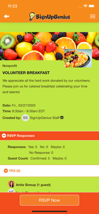 SignUpGenius for iOS - Free download and software reviews - CNET Download